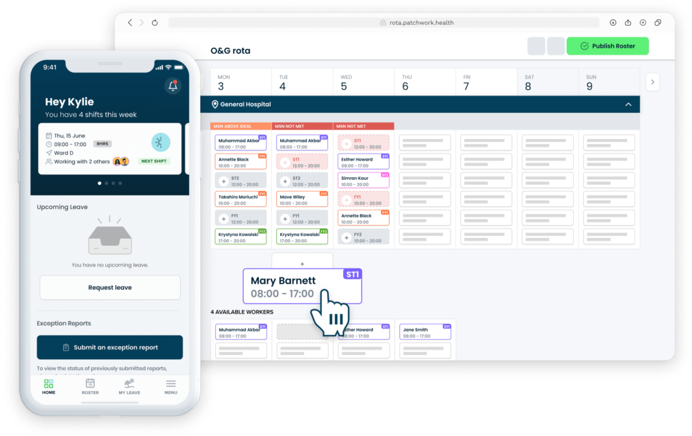 NHS Rota Management Platform - Patchwork Health